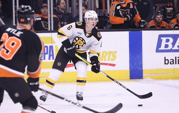 Bruins Defenseman Mike Reilly Has a Big Night in AHL Providence Debut ...